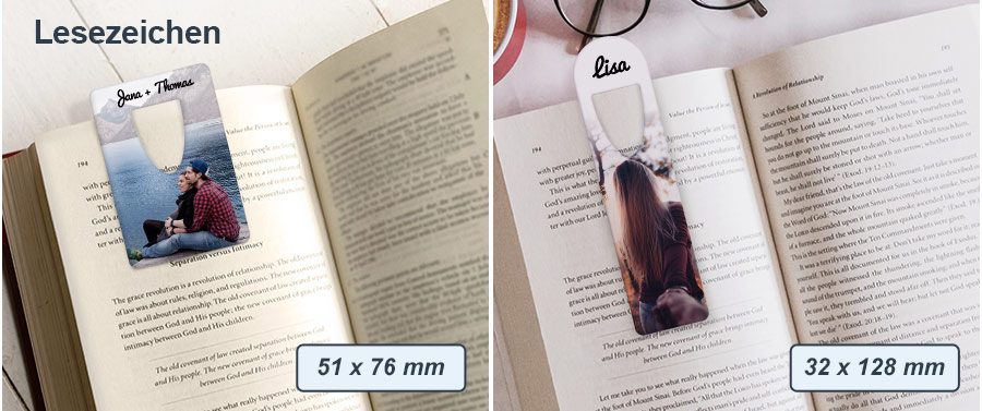 Lesezeichen mit Foto personalisiert | PrintPlanet