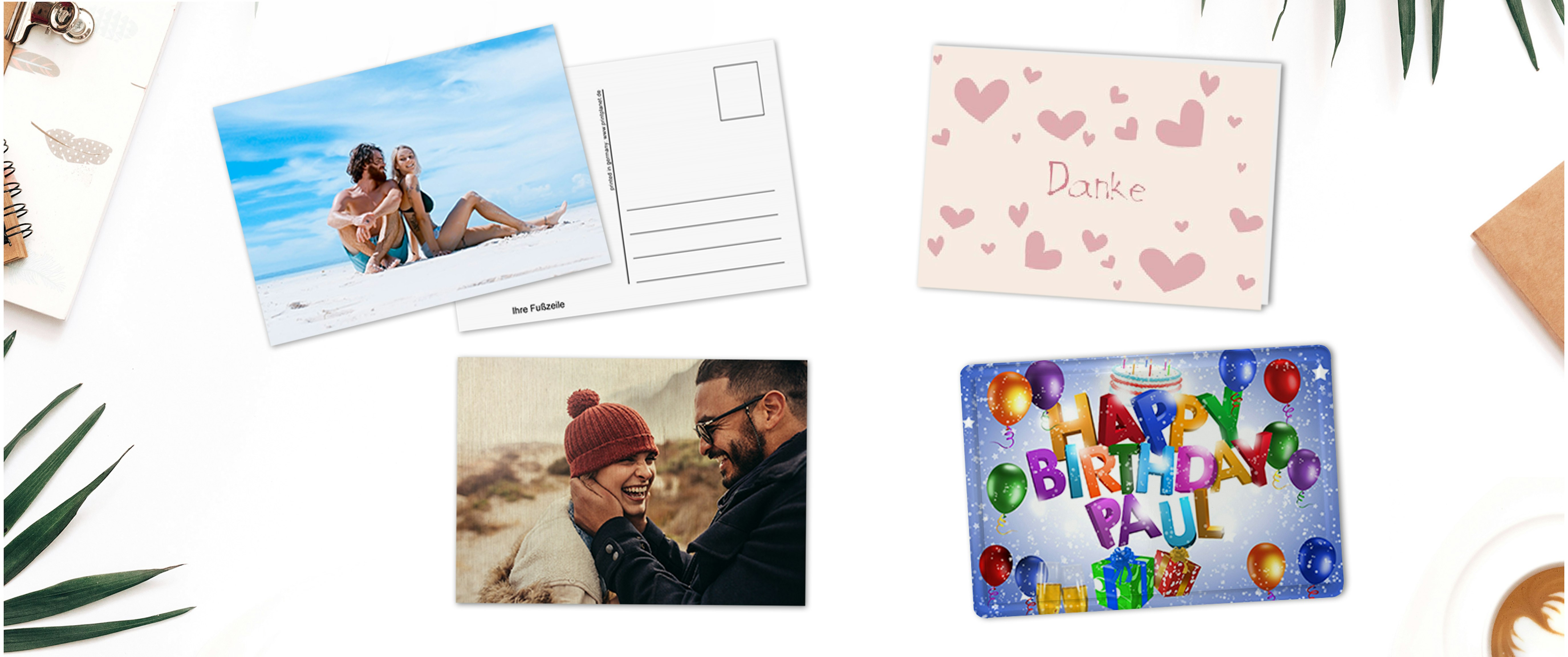 Postkarten selbst gestalten & drucken | PrintPlanet
