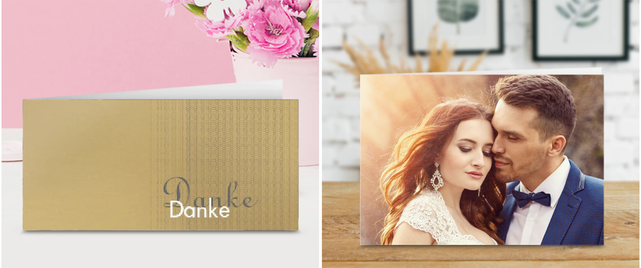 Dankeskarten selbst gestalten & drucken | PrintPlanet