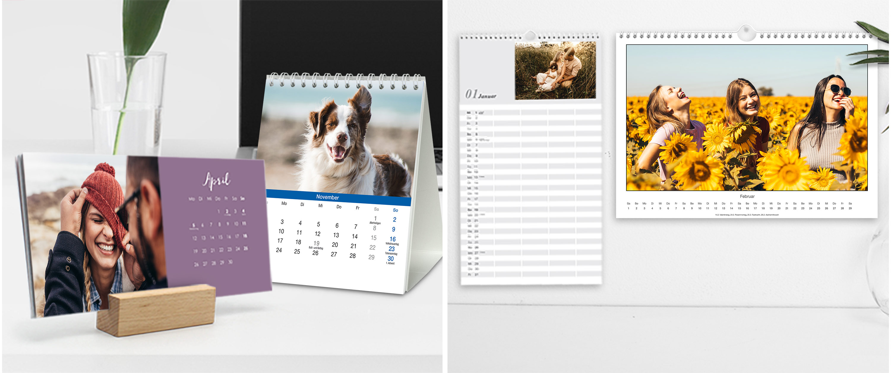 Fotokalender 2021 online erstellen | PrintPlanet