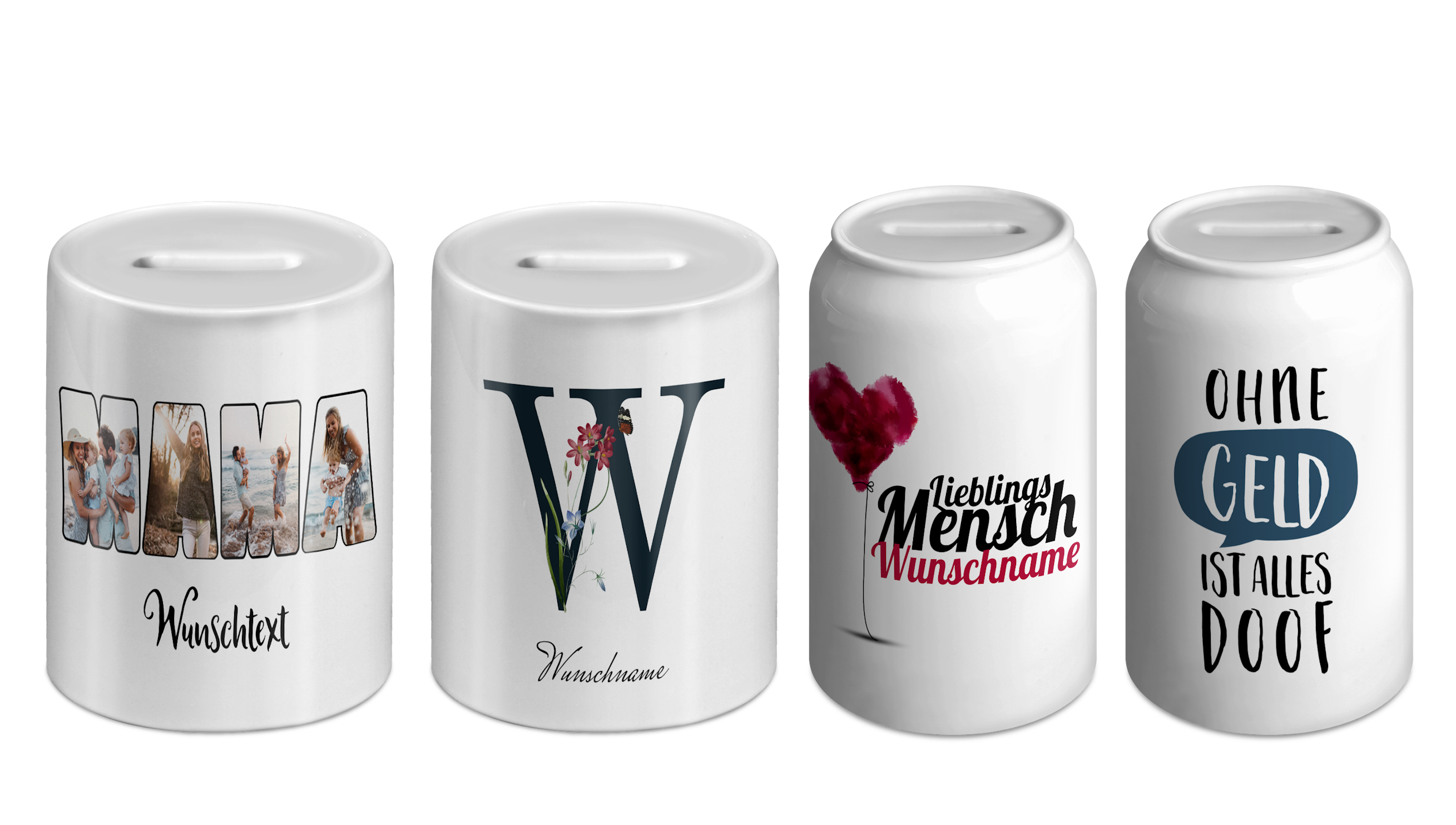 Spardose mit Foto & Namen gestalten | PrintPlanet
