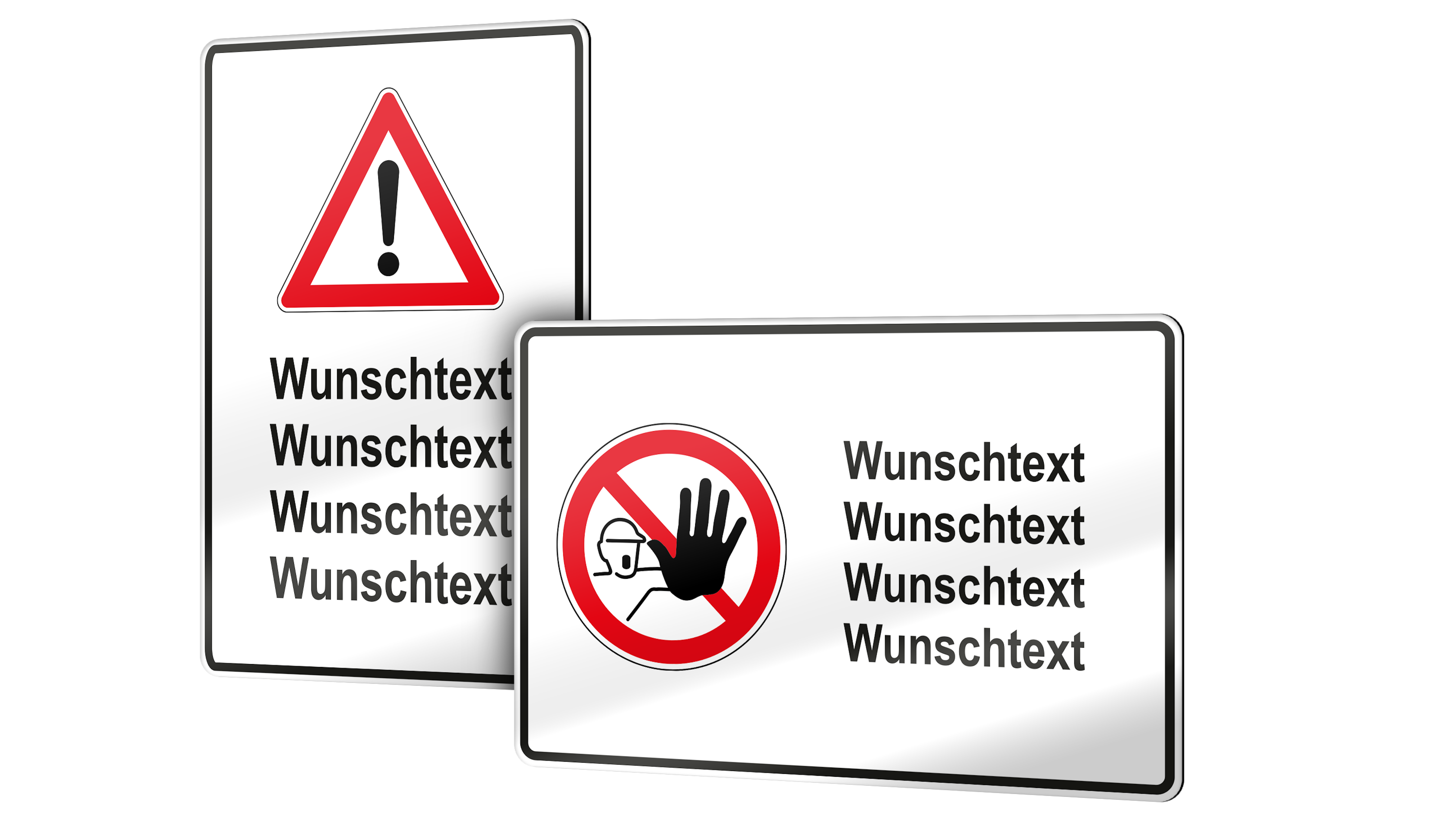 Hinweisschilder & Warnschilder drucken | PrintPlanet