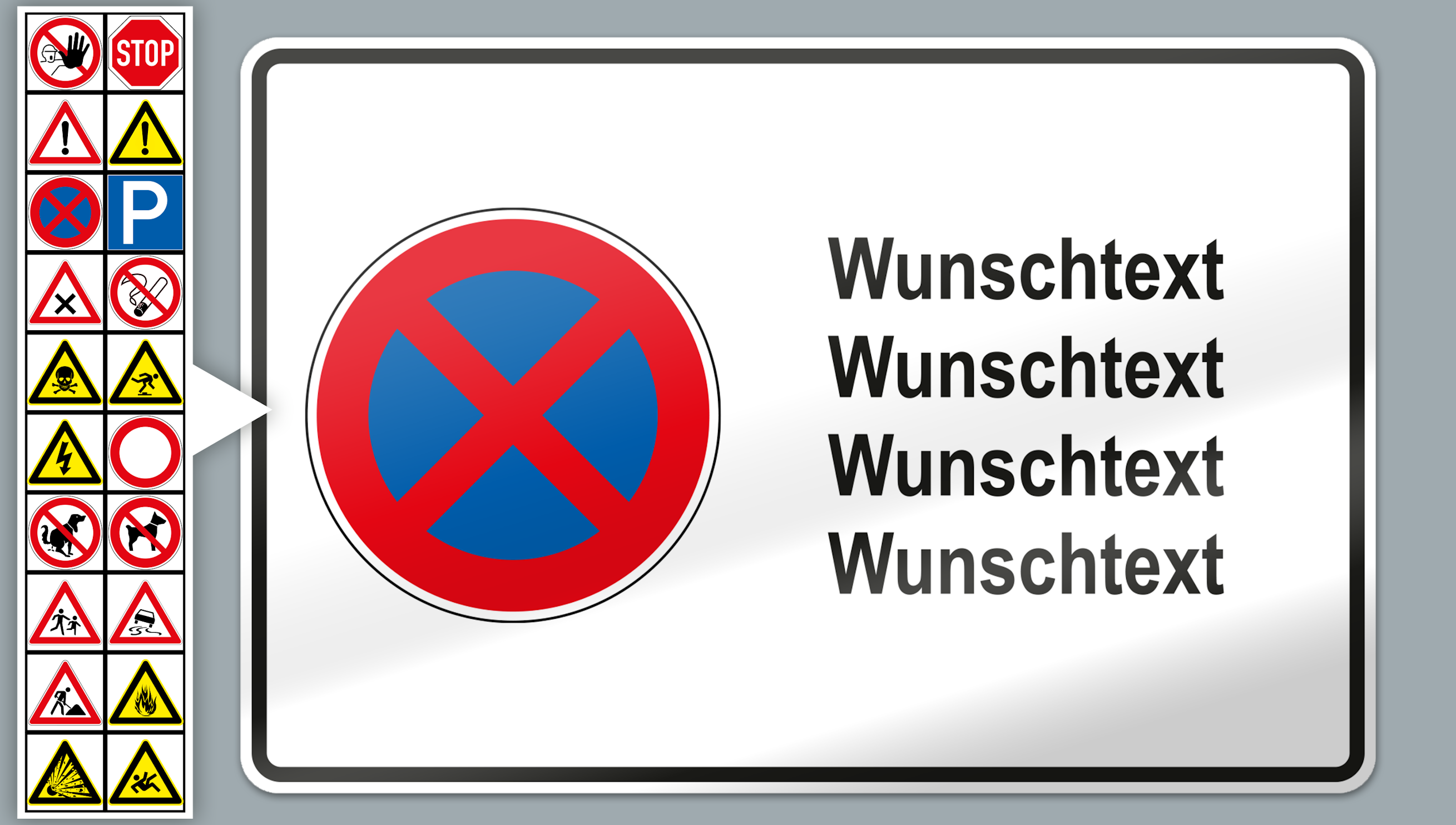 Hinweisschilder & Warnschilder drucken | PrintPlanet