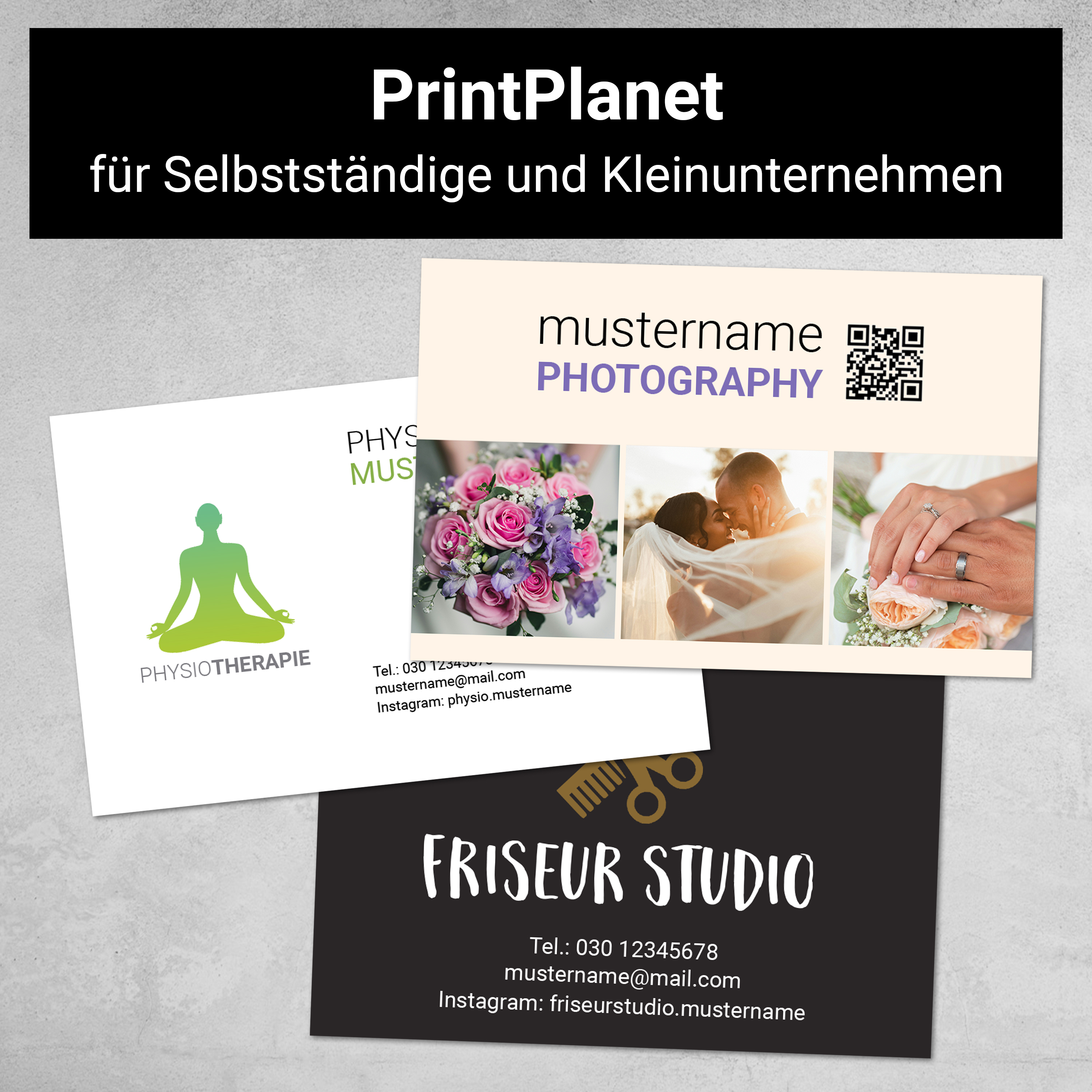Visitenkarten erstellen & online drucken lassen | PrintPlanet