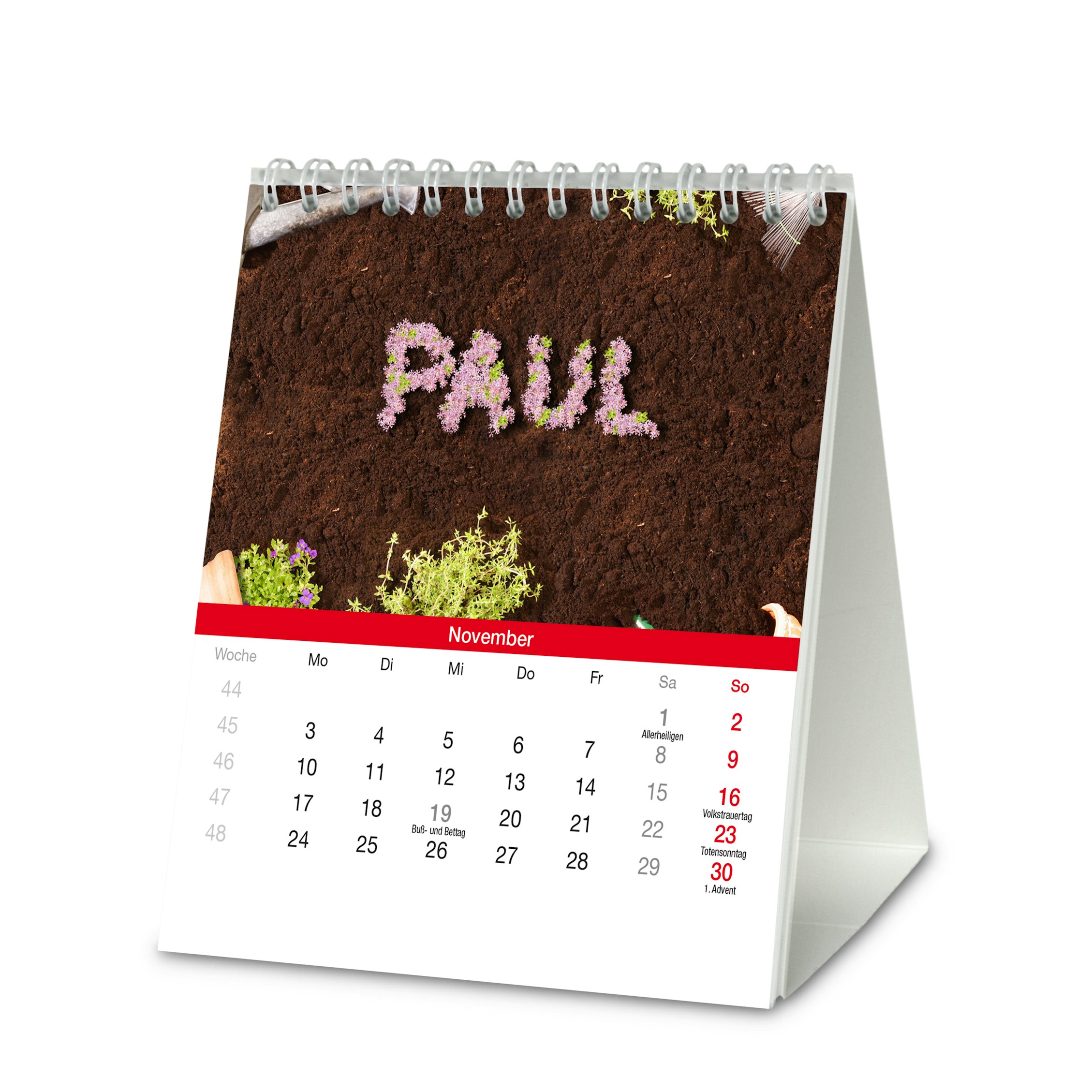 Namenskalender - Personalisierter Kalender mit Namen | PrintPlanet