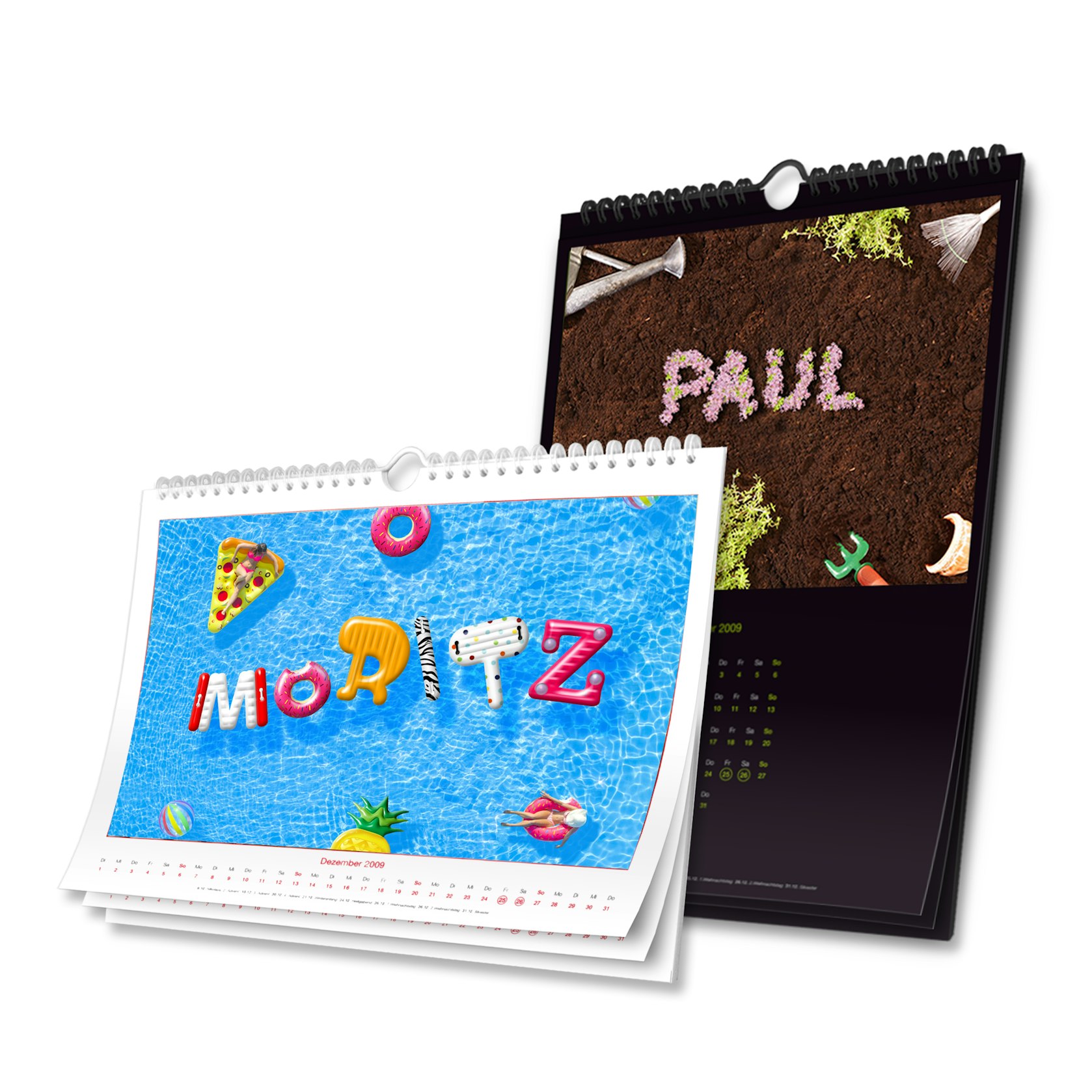 Namenskalender - Personalisierter Kalender mit Namen | PrintPlanet