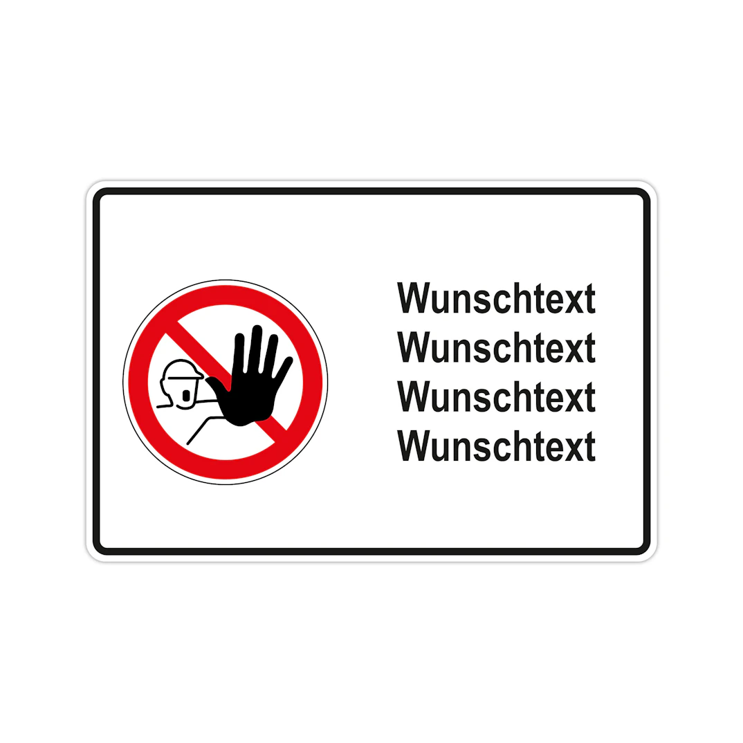 Hinweisschilder & Warnschilder drucken | PrintPlanet
