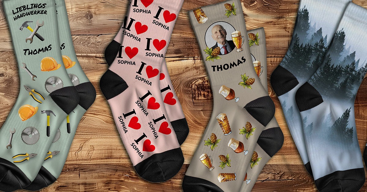 Socken Mit Motiv Bedrucken