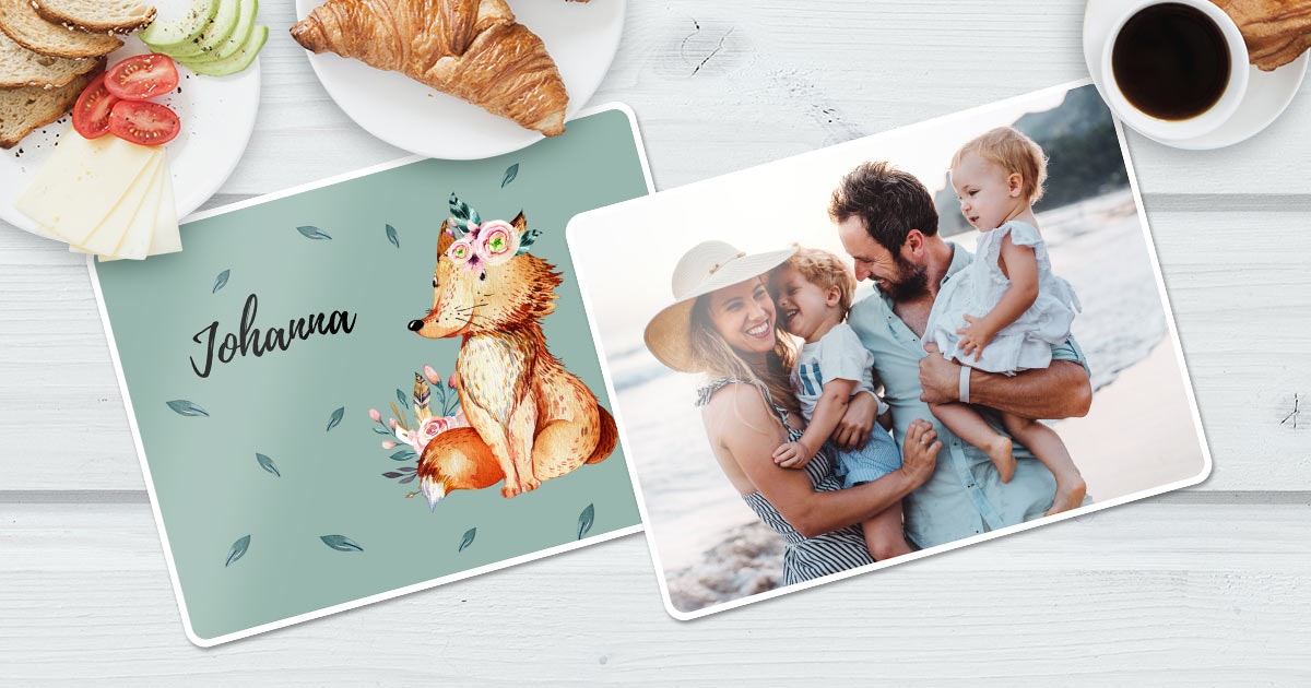 Tischset mit Foto selbst gestalten | PrintPlanet